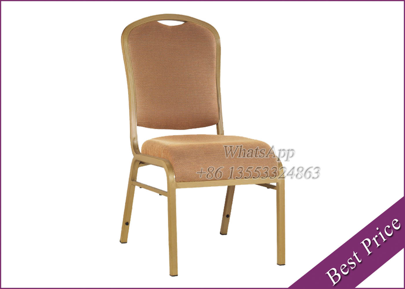 Chinese Style Steel Dining Chair at Cheap Price (YA-15)