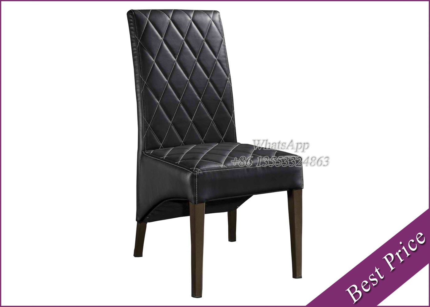 PU chair, aluminum chair, fabric paint imitation wood chair (YA-48)