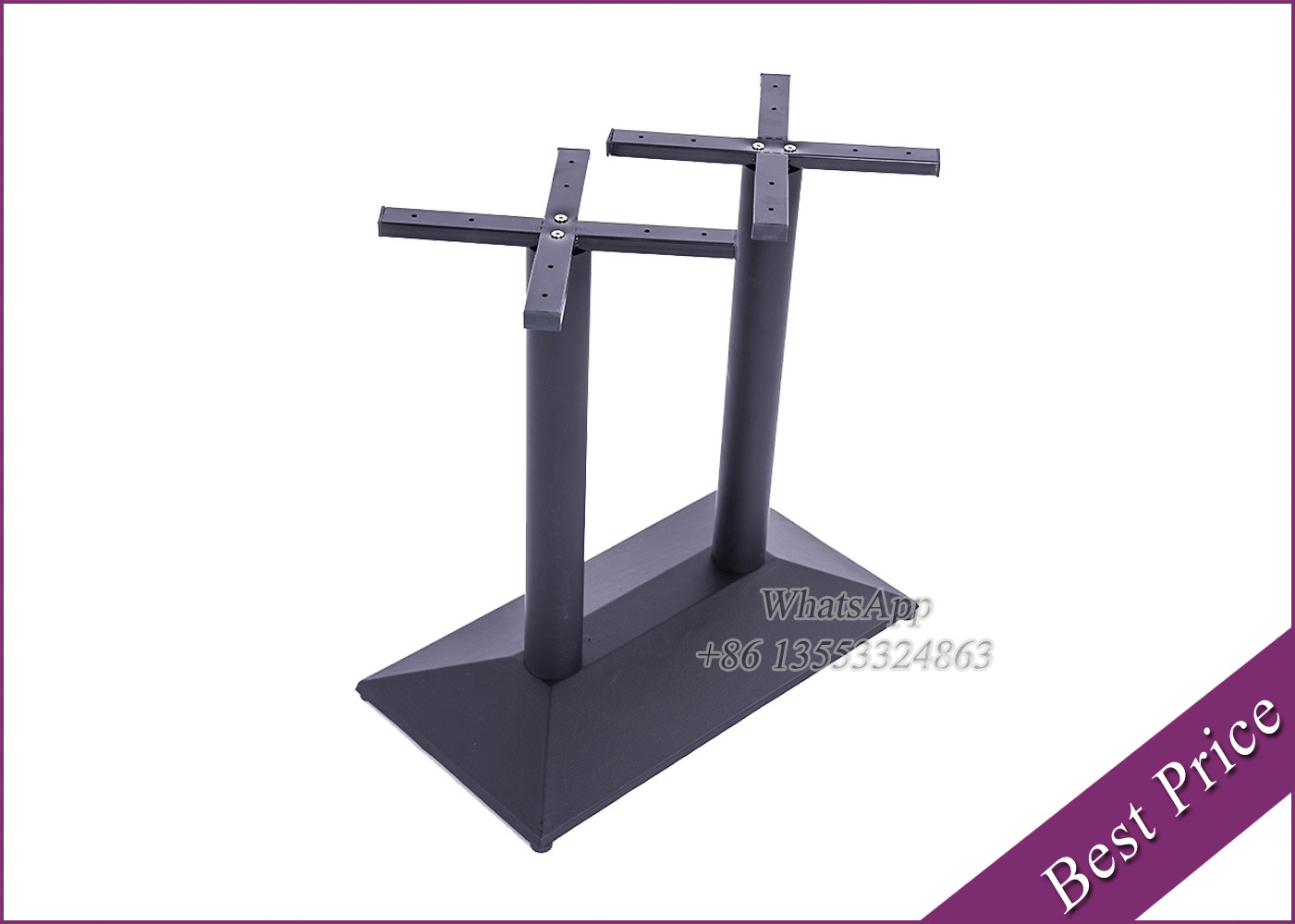 Hotel and Restaurant Steel Long Dining Table Base Designs (YT-38-1)