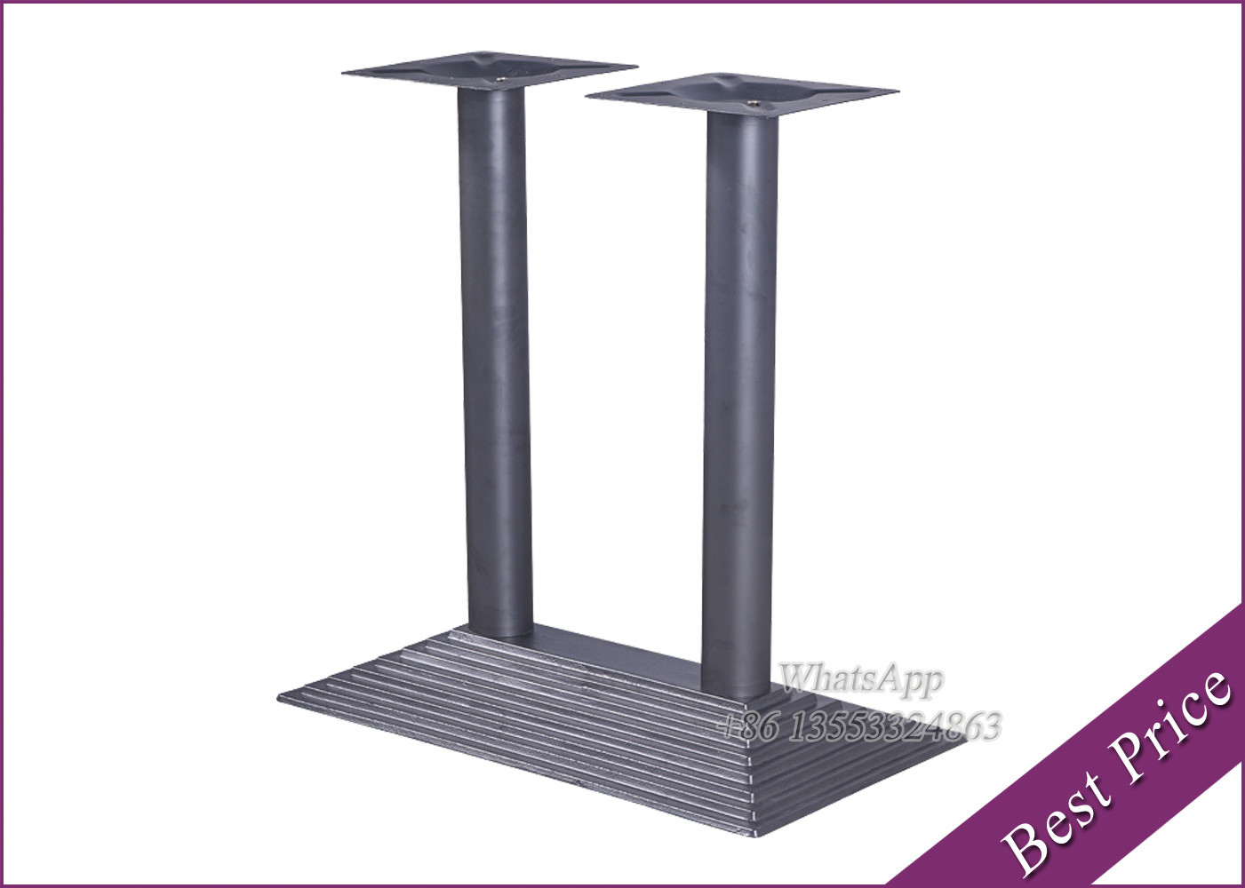 Dining Room Steel Rectangle Table Base Modern Design (YT-44)