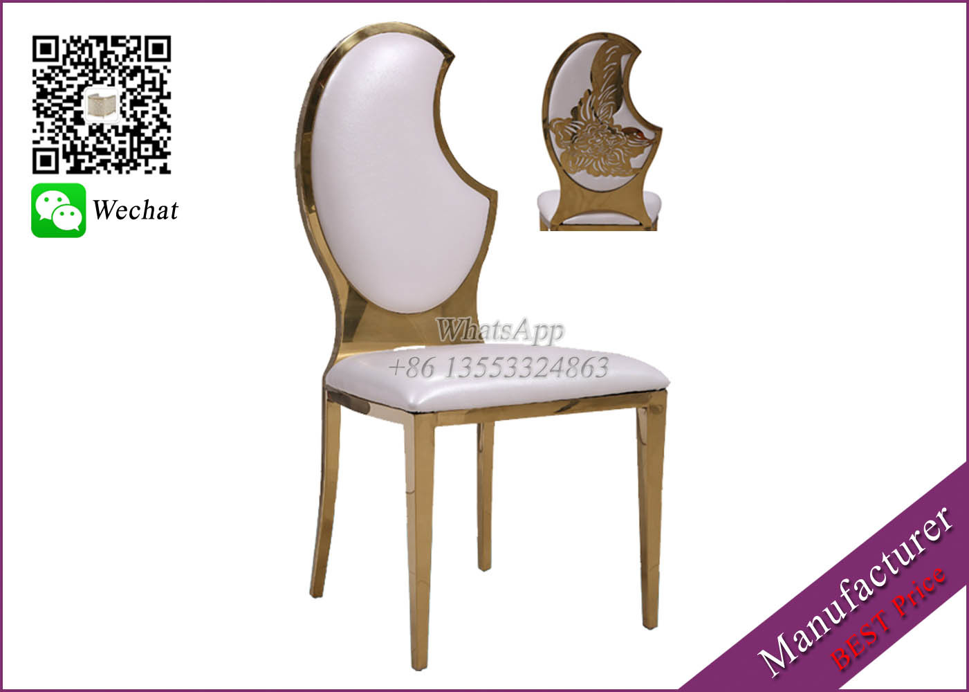 Metal Wedding Chairs For Sale With Low Price And Good Quality (YS-67)