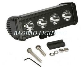 China LED Single Row Light bar BB-8040 Power: 40w  Voltage: 10-45V DC supplier