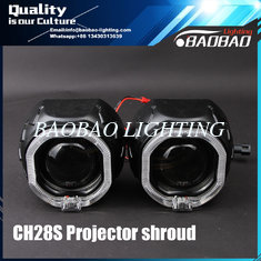 China CH28S  2.5inch H1 bixenon hid projector lens light with Single Crystal angel eye supplier