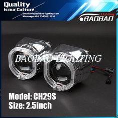 China CH29S  2.5inch H1 bixenon hid projector lens light with Single Crystal angel eye supplier