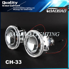 China CH33  3.0inch H1 bixenon hid projector lens light with Single Crystal angel eye supplier