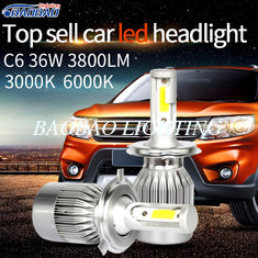 China C6 36W 3800lm Car led headlight supplier