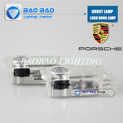 Porsche-BB0417 Top Quality 2014 Newest LED LOGO LAMP Ghost Lamp supplier