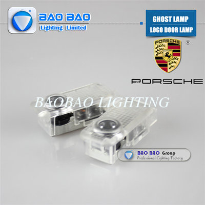 Porsche-BB0417 Top Quality 2014 Newest LED LOGO LAMP Ghost Lamp supplier