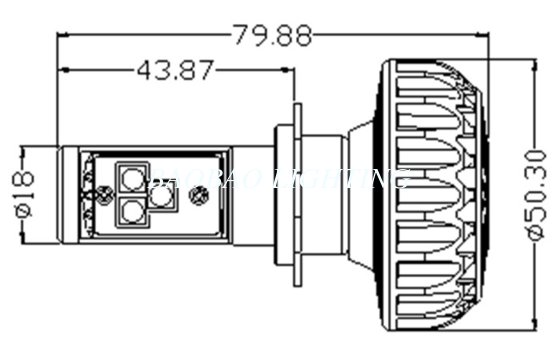 BB-3SHL-H7W-CR-3000LM supplier