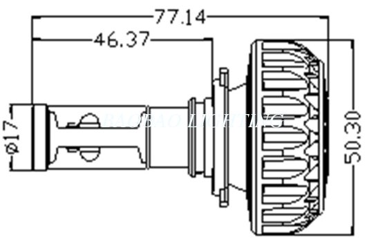 BB-3SHL-9005W-CR-2200LM supplier