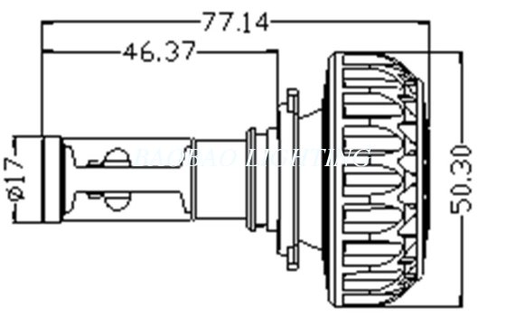 BB-3SHL-H10W-CR-2200LM supplier