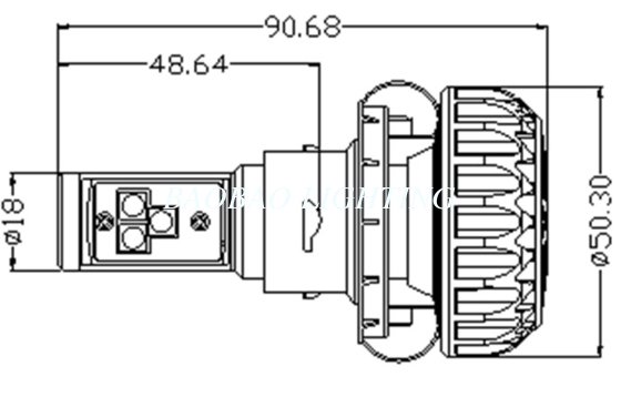 BB-3SHL-H13W-CR-3000LM supplier