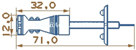 CREE-XBD*4 H1 Fog Lamp supplier
