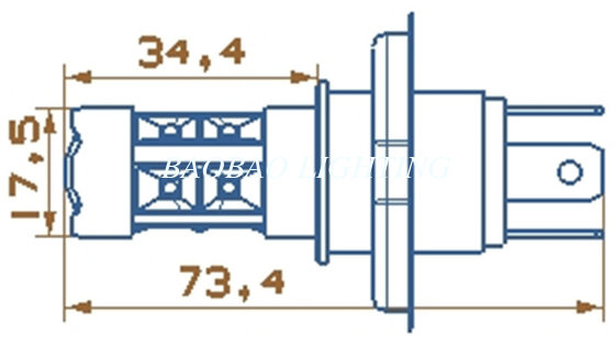 CREE-XBD*14 H4 Fog Lamp supplier