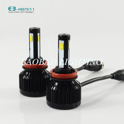 E3 H8 H9 H11 40W 4500LM 3000k 6000k car led headlight kit--from BAOBAO LIGHTING supplier