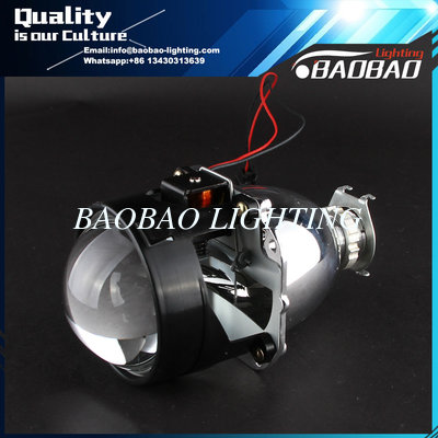 2.5inch Bixenon projector lens with H1 hid xenon bulb-BAOBAO Lighting supplier