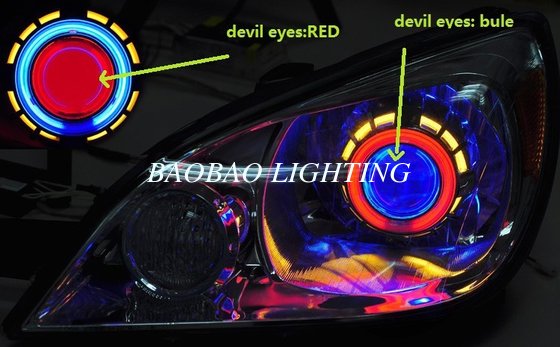 A10 2.5inch 35w 55w bixenon hid projector lens light supplier