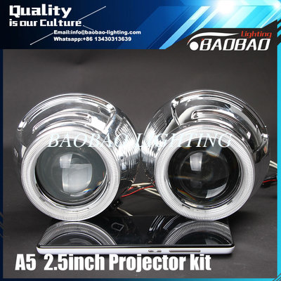 A5 2.5inch 35w 55w bixenon hid projector lens light supplier