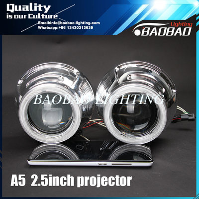 A5 2.5inch 35w 55w bixenon hid projector lens light supplier