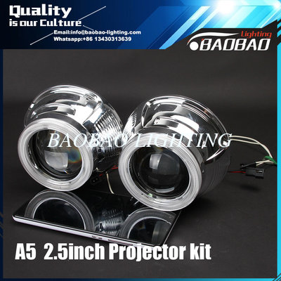 A5 2.5inch 35w 55w bixenon hid projector lens light supplier