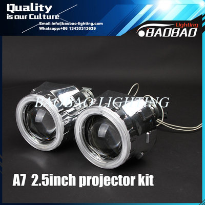 A7 2.5inch 35w 55w bixenon hid projector lens light supplier