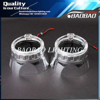 CH29  2.5inch H1 bixenon hid projector lens light with Single Crystal angel eye supplier