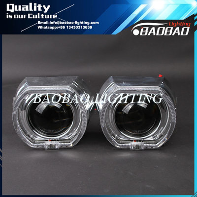CH29S  2.5inch H1 bixenon hid projector lens light with Single Crystal angel eye supplier