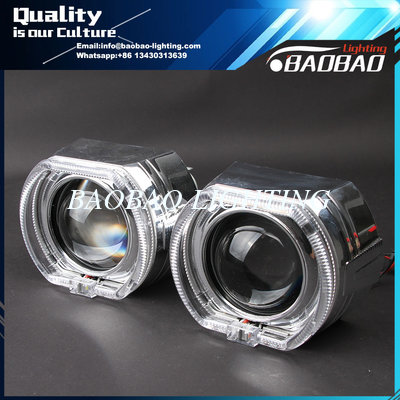 CH29S  2.5inch H1 bixenon hid projector lens light with Single Crystal angel eye supplier