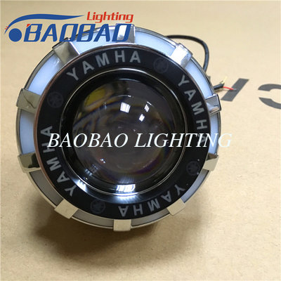 LED13 motorcycle led projector lens,non-fan version with X-case, Honda, Yamaha, Toyota colorful angel eye,red blue devil supplier