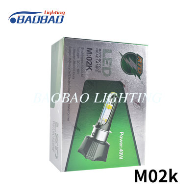 M02K 4400Lumen 3COB motorcycle led headlight RTD Brand supplier