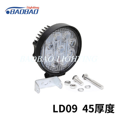 LD09 45mm 27W 9LED led work light supplier