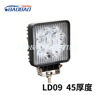 LD09 45mm 27W 9LED led work light supplier