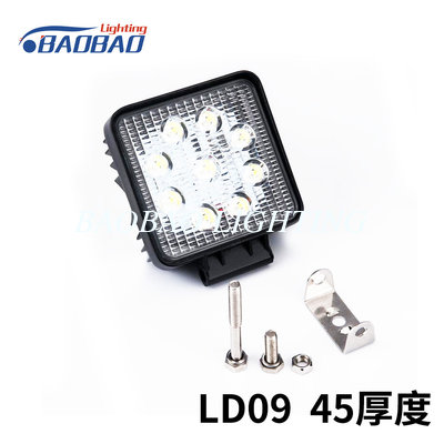 LD09 45mm 27W 9LED led work light supplier