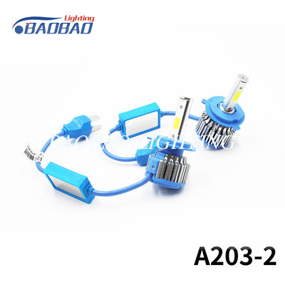 A203-2 30w 3000Lumen COB chips car led headlight supplier