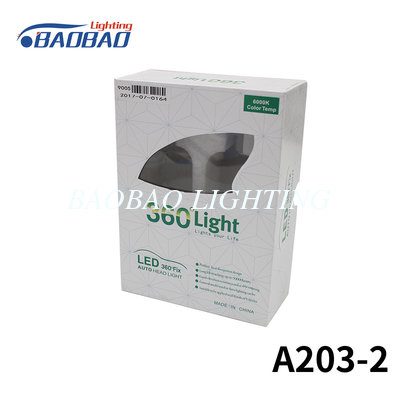 A203-2 30w 3000Lumen COB chips car led headlight supplier