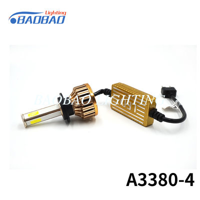 A3380-4 48w 4800Lumen COB chips car led headlight supplier