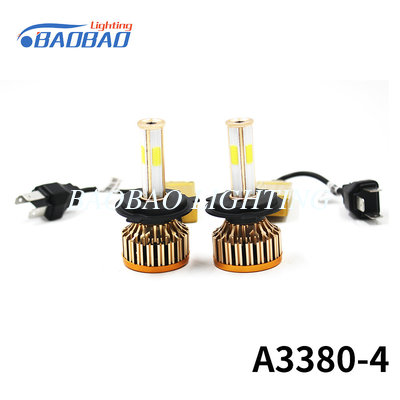 A3380-4 48w 4800Lumen COB chips car led headlight supplier
