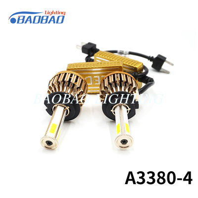 A3380-4 48w 4800Lumen COB chips car led headlight supplier