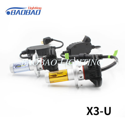 X3 50W 6000Lumen  ZES chips car led headlight supplier