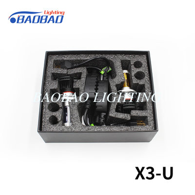 X3 50W 6000Lumen  ZES chips car led headlight supplier