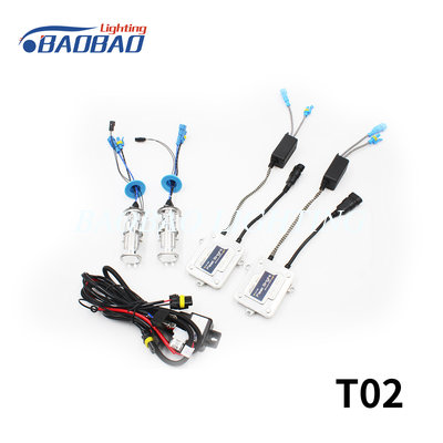 T02 H4 bulb with lens 35w 55w car hid xenon conversion kit supplier