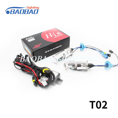 T02 H4 bulb with lens 35w 55w car hid xenon conversion kit supplier