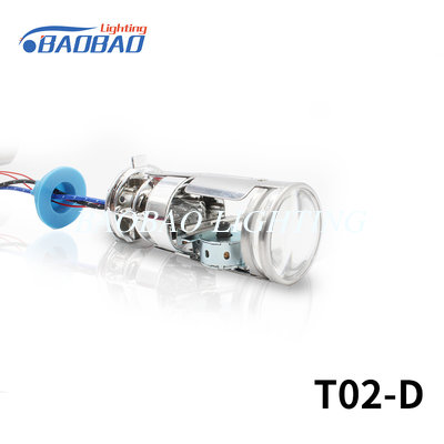 T02-D Car Mini double lens hi/low projector lens hid xenon  kit supplier