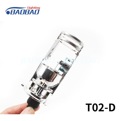 T02-D Car Mini double lens hi/low projector lens hid xenon  kit supplier