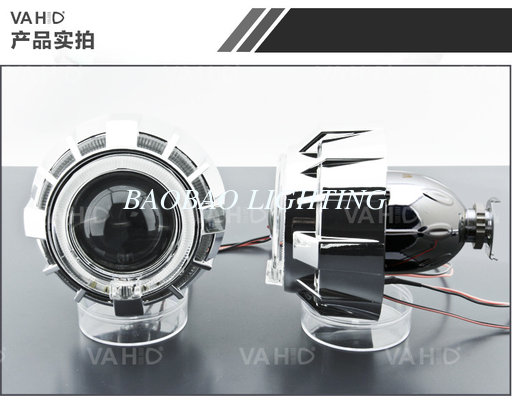CH10 2.5inch Round double Crystal angel eye Bixenon Car hid xenon projector kit supplier