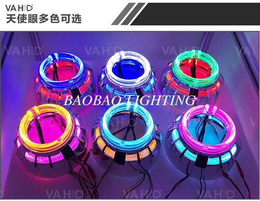 CH10 2.5inch Round double Crystal angel eye Bixenon Car hid xenon projector kit supplier