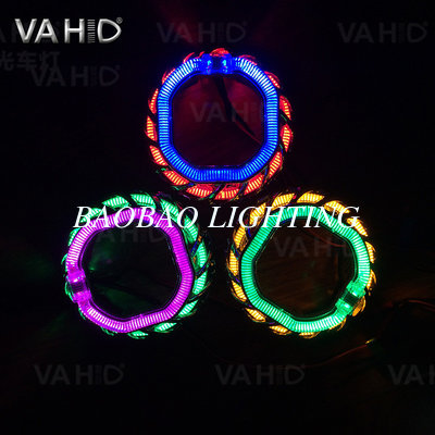 CH13S 2.5inch Square double Crystal angel eye Bixenon Car hid xenon projector kit supplier