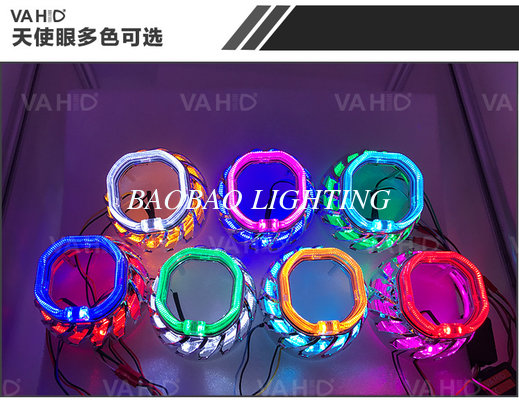 CH13S 2.5inch Square double Crystal angel eye Bixenon Car hid xenon projector kit supplier