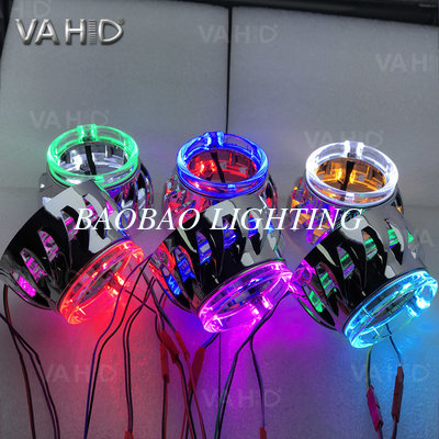 CH13 2.5inch Round double Crystal angel eye Bixenon Car hid xenon projector kit supplier