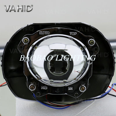 CH24 3.0inch Round Crystal angel eye Bixenon Car hid xenon projector kit supplier